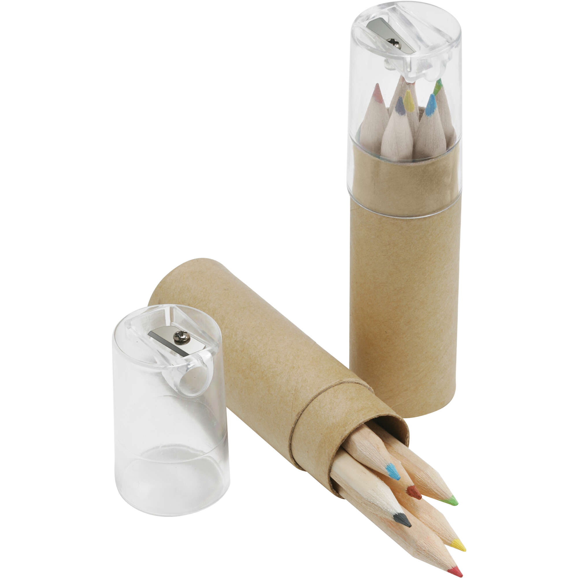 Buntstifte-Set "Alpha" (beige, glasklar, PS PAP HO MET, 27g) als ...