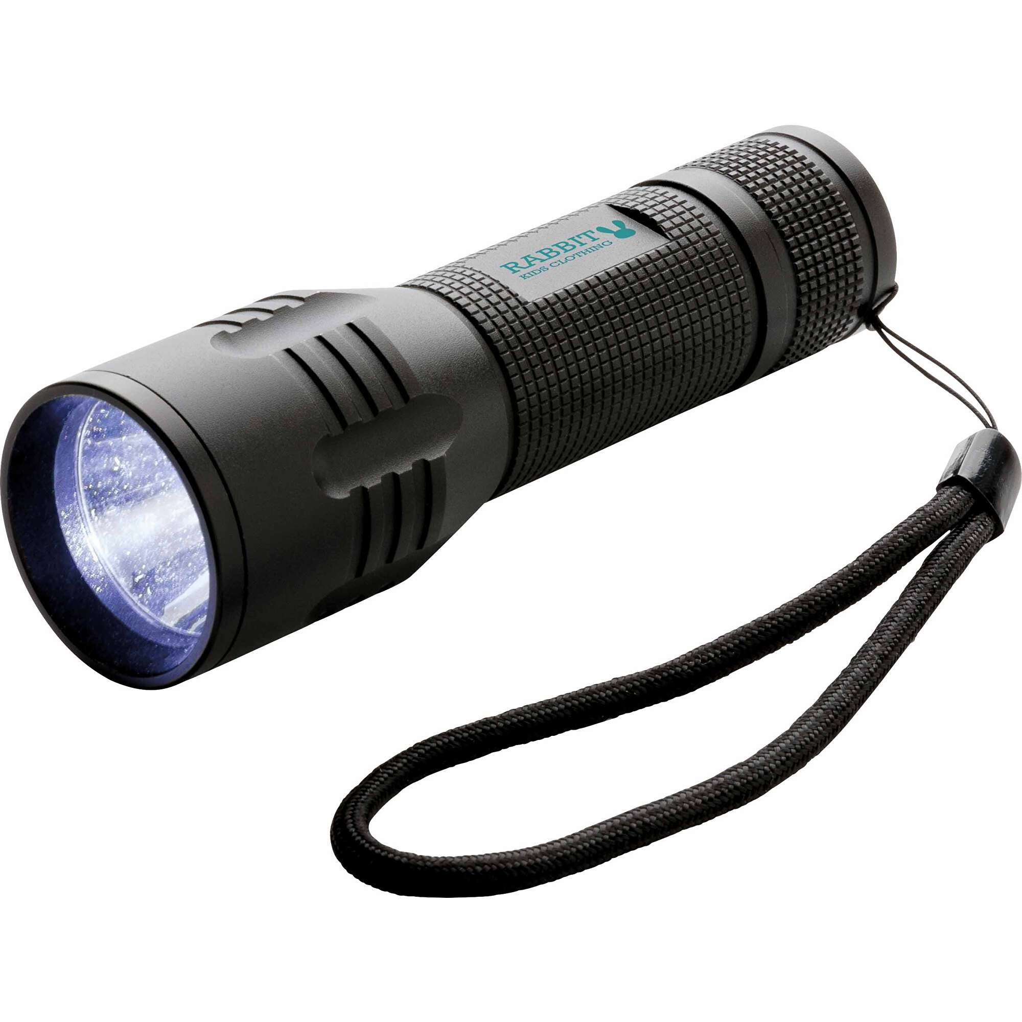 3W Cree Taschenlampe (schwarz, Aluminium, 90g) als Werbegeschenke Auf ...