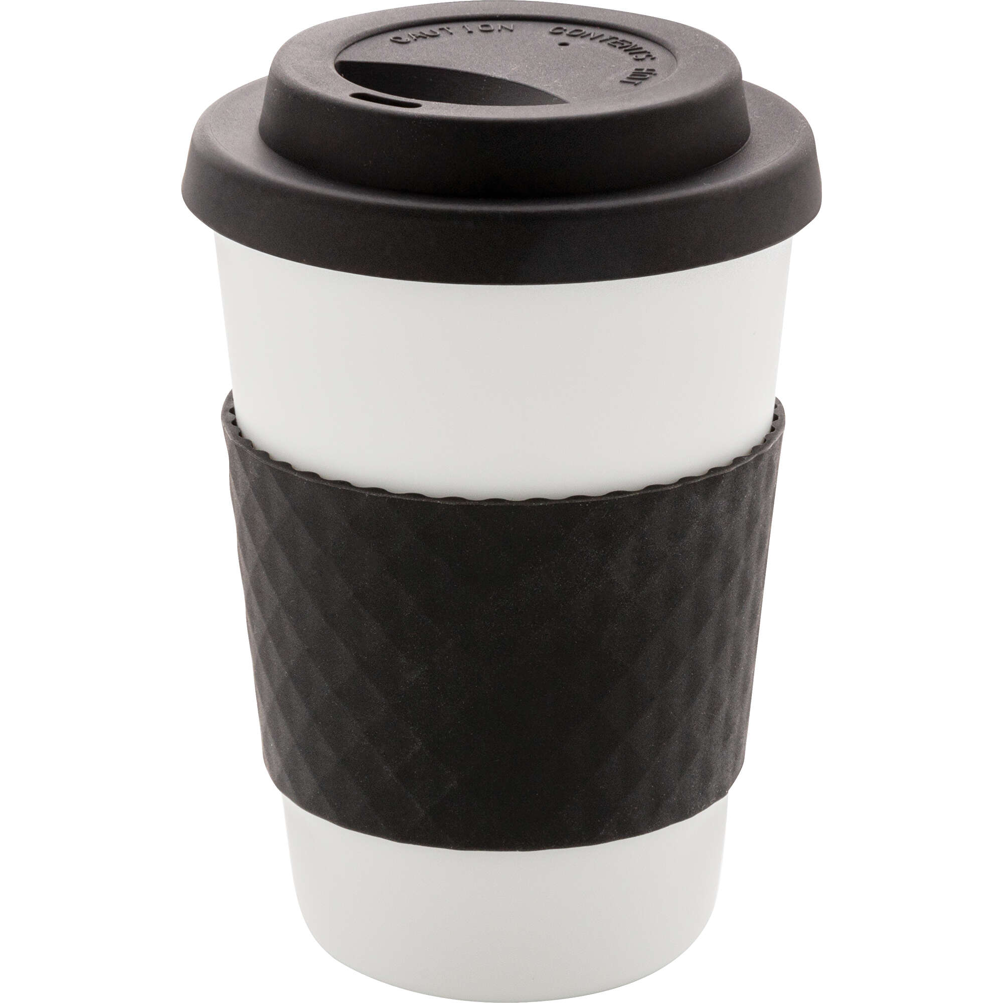 Wiederverwendbarer Kaffeebecher 270ml 270 Ml Schwarz Pp Silikon