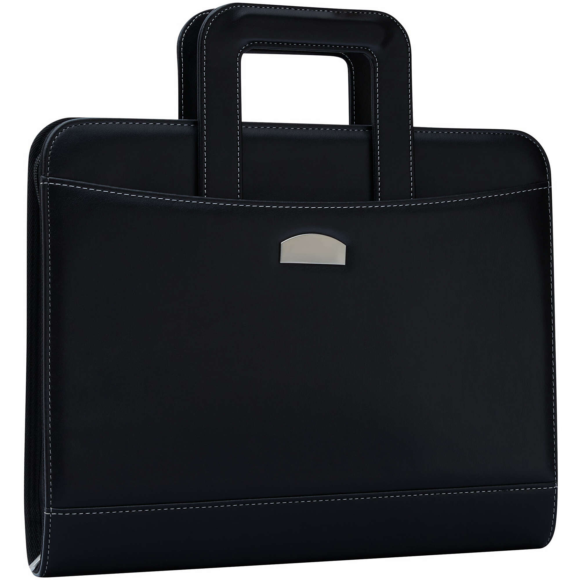 Aktenmappe NOBLESSE RING im DIN-A4-Format (schwarz, PU / PVC, 1126g ...